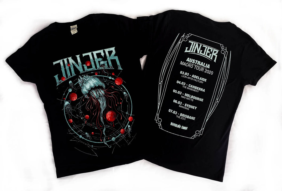 Jinjer 2020 "Microverse" Australian Tour Shirt - Women's Small – Vintage Metal Store